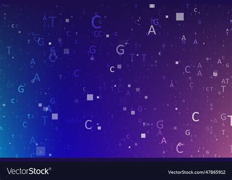 Big Genomic Data Visualization Royalty Free Vector Image