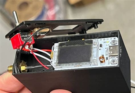 Heltec Lora 32 V3 Meshtastic Gps Compartment Switch Battery And Antenna Simple Case V