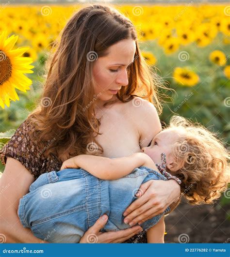 Woman Breastfeeding Baby Stock Photo Image Of Milk Caucasian