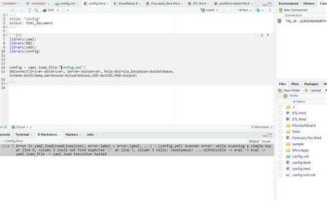 how and where to create config yml file to get the connection details