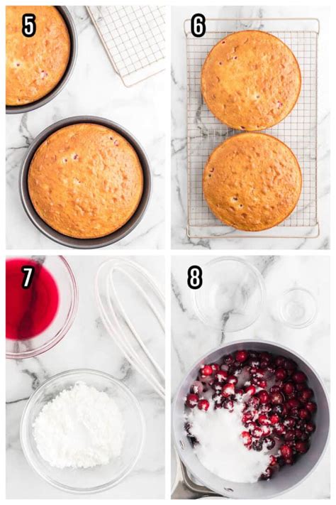 Holiday Cranberry Cake With Mascarpone Cream Frosting