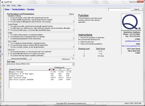 Derating Rmqsi Knowledge Center