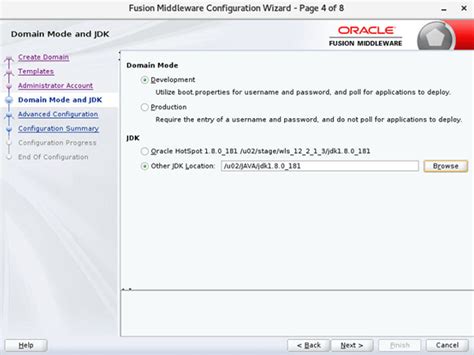 Steps By Step WebLogic Configuration