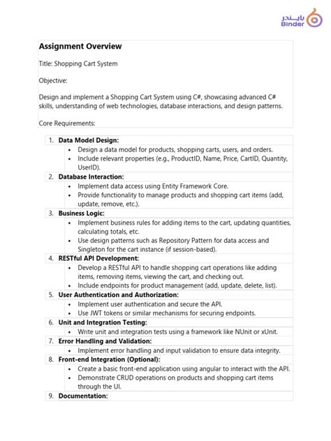 Binder Full Stack Assignment Updated Pdf Software Testing Databases