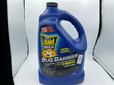 Lot Raid Max Bug Barrier Refill Bottle 1 Gal