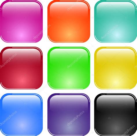 colorful shiny glass buttons stock vector by ©nebojsa78 2697737