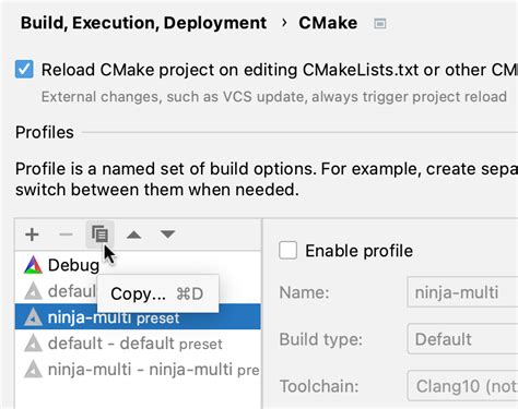 CMake Presets CLion Documentation