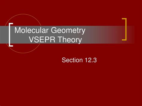 PPT Molecular Geometry VSEPR Theory PowerPoint Presentation Free Download ID 3644833