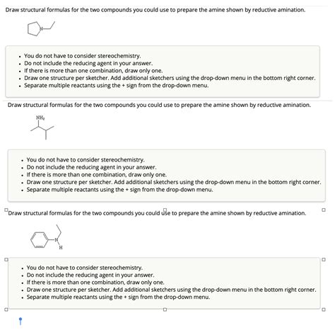 solved draw structural formulas for the two compounds you