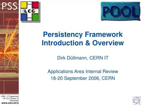 Ppt Persistency Framework Introduction And Overview Powerpoint