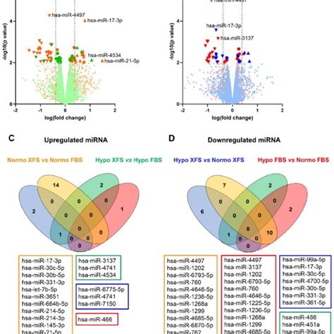 Characterization Of Mirna Content Of Sevs A Volcano Plot Showing Download Scientific Diagram