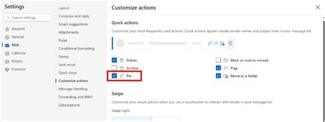 Email Home Ribbon Missing Pin Unpin Button Both On The Ribbon And Within