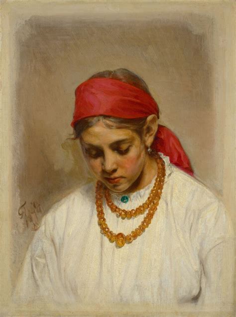 Голова девушки в повязке