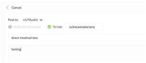 to user modmail message is not being delivered to the user and shows