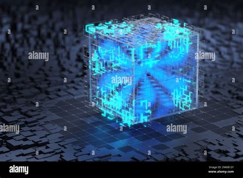concept of artificial intelligence futuristic processor quantum