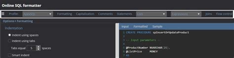 Online SQL Formatter Overview