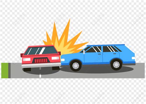 자동차 충돌 만화 블루위기세큐리티안전 Png 일러스트 무료 다운로드 Lovepik