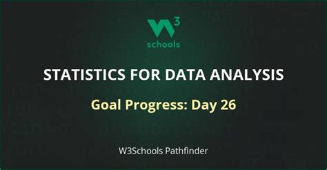 Praise Omogiate On Linkedin Goal Progress Day 26 Statistics For Data Analysis