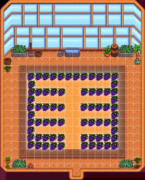 The Best Greenhouse Layouts For All Crop Options And Trees In Stardew