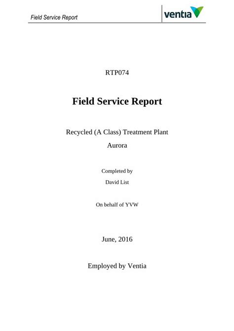 Pdf Project 3 A Class Treatment Plant Amiad Micro Strainers