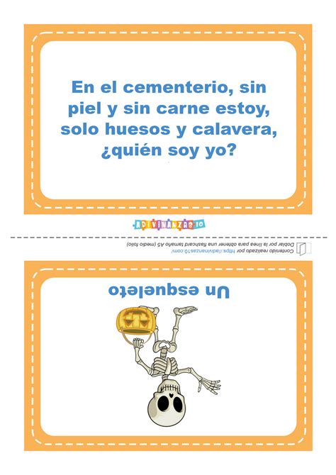 20 Adivinanzas De Halloween Para Niños Con Respuesta Adivinanzas Y