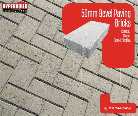 Hyperbuild Our 50mm Bevel Paving Bricks In Standard Grey Are The