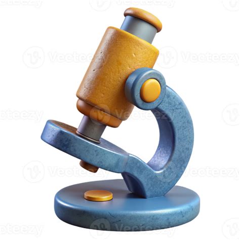 Stunning Abstract Microscope Side View Isolated Element Professional 58043835 Png
