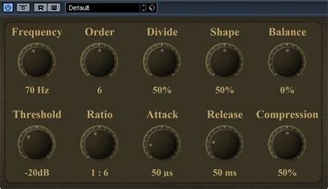 Bass Extender Dynamics Effect Signal