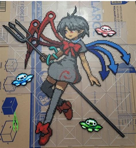 Ive Been Making A Lot Of Touhou Sprites Lately Heres A Big Nue And A Bunch Of Small 2hus R