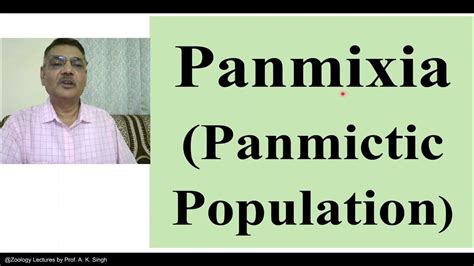 Panmixia A Panmictic Population Youtube