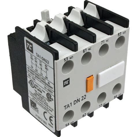 Auxiliary Contact 4 Contacts Ta1dn22 Elecdirect