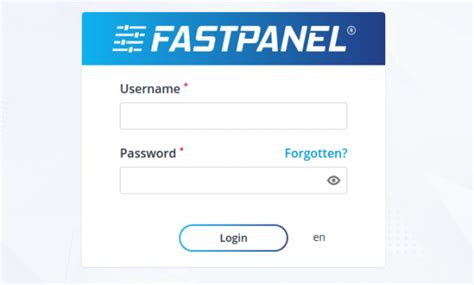 Getting Started With FASTPANEL