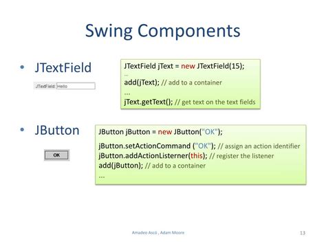 PPT GUI Programming II Components PowerPoint Presentation Free Download ID