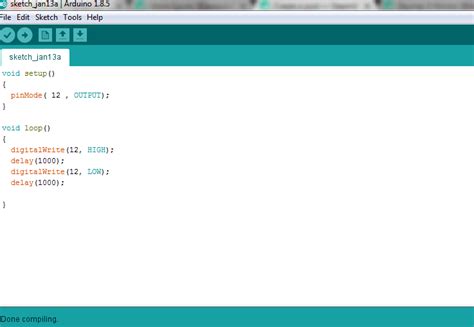 simulating arduino nano in proteus professional lighting up led through protues and code from