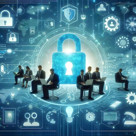 2d Minimalize Vector As It Team Collaborating On A Cybersecurity