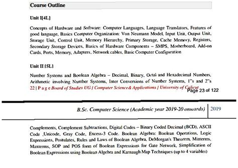 Computer Syllabus This Is Very Helpful Bsc Computer Science Studocu