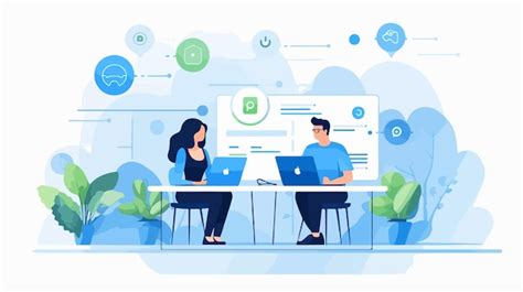 Professional User Experience Development Man And Women Working Together