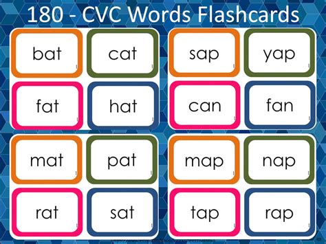 Printable Cvc Words With Pictures Creative Printable Printable Cvc Words With Pictures Creative Printable
