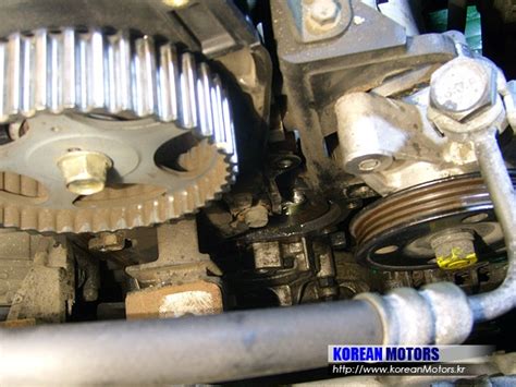 카렌스2 타이밍벨트 및 워터펌프 베어링 교환정비 코리언모터스 부산자동차정비 네이버 블로그