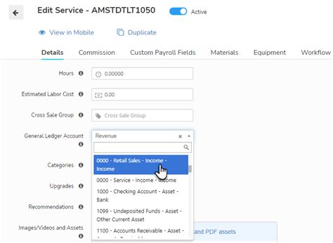 Retroactively Change Items GL Accounts