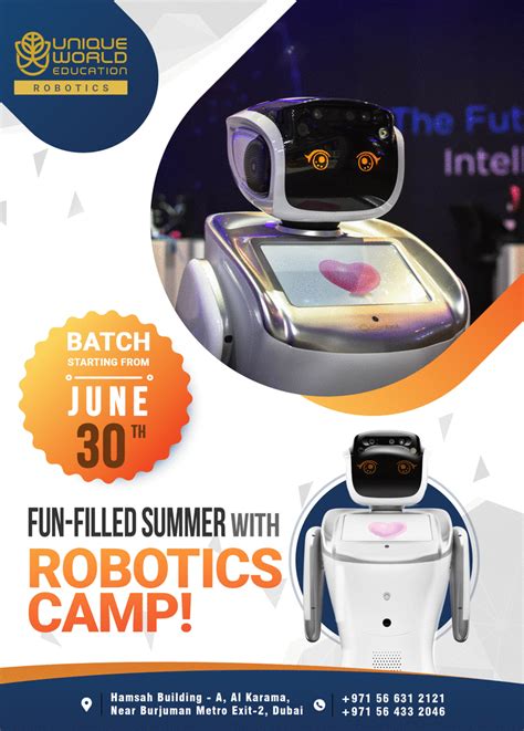Robotic Summer Camp Explore The World Of Robots