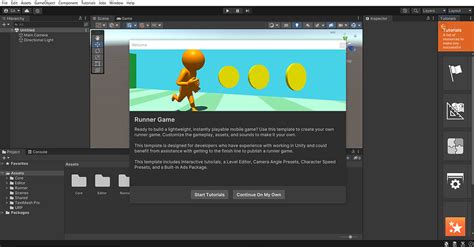 make your own mobile runner game with unity s new game template