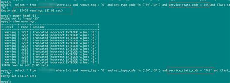 Select 1292 Truncated Incorrect Integer Value 错误 Tidb 的问答社区