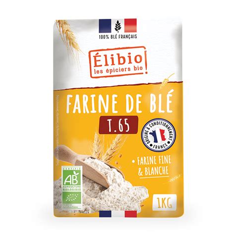 Farine De Blé T65 Bio 1 Kg Origine France