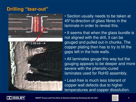Ppt Lead Free Machine Soldering Pcb Hole Outgassing Powerpoint
