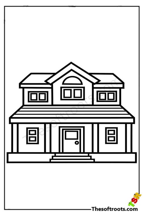 Learn How Easy To Draw House Cartoon Step By Step Drawing Tutorials Easy To Draw Everything