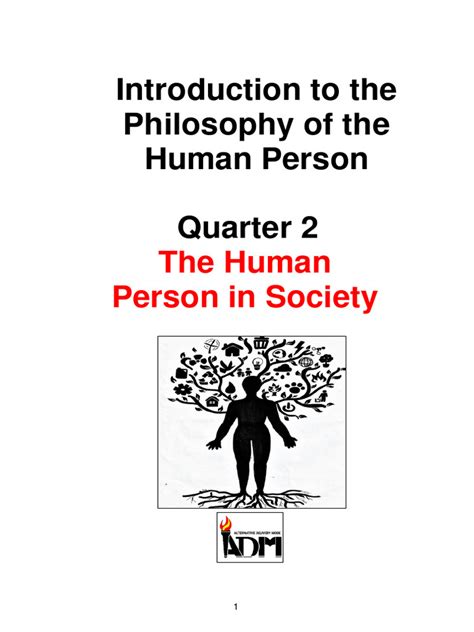 Intro To Philosophy Human Person In The Society Download Free Pdf