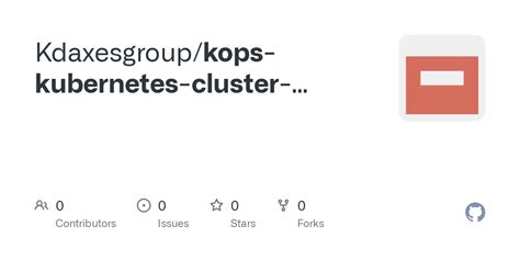 Github Kdaxesgroup Kops Kubernetes Cluster Setup Aws