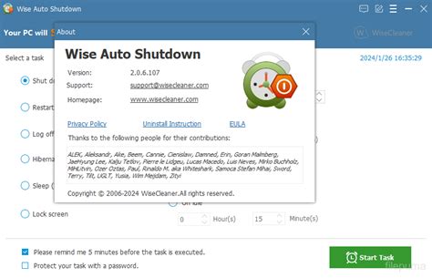 Download Wise Auto Shutdown 208 For Windows