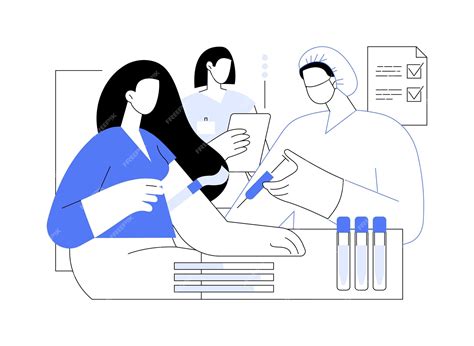 Premium Vector Phlebotomy Technician Isolated Cartoon Vector